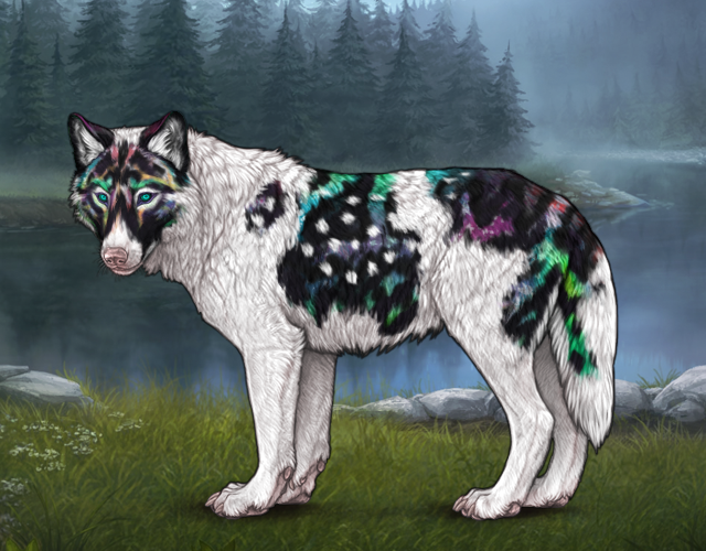 Luminaris | Selene | 10M | G1| Piebald: Biewer | ColorBomb |:| Wolvden