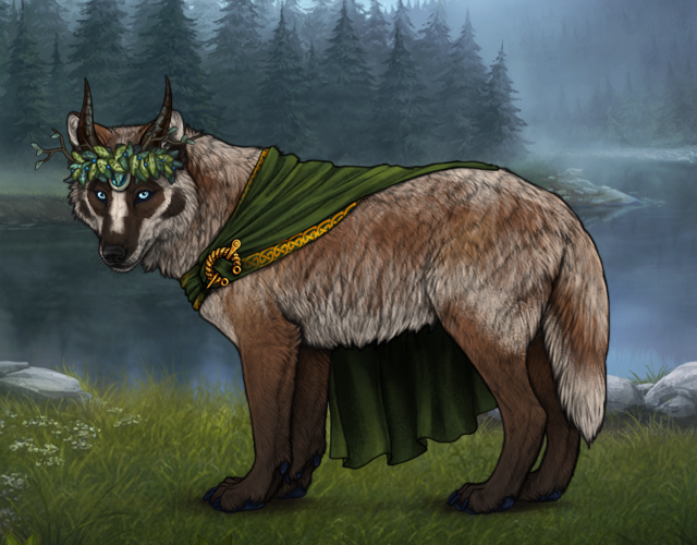 Badger In Forest |:| Wolvden